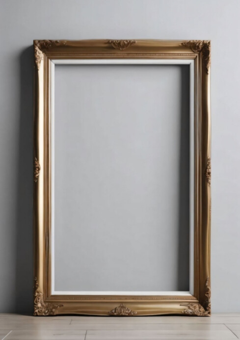Copy of Light Brown picture frame design | PosterMyWall