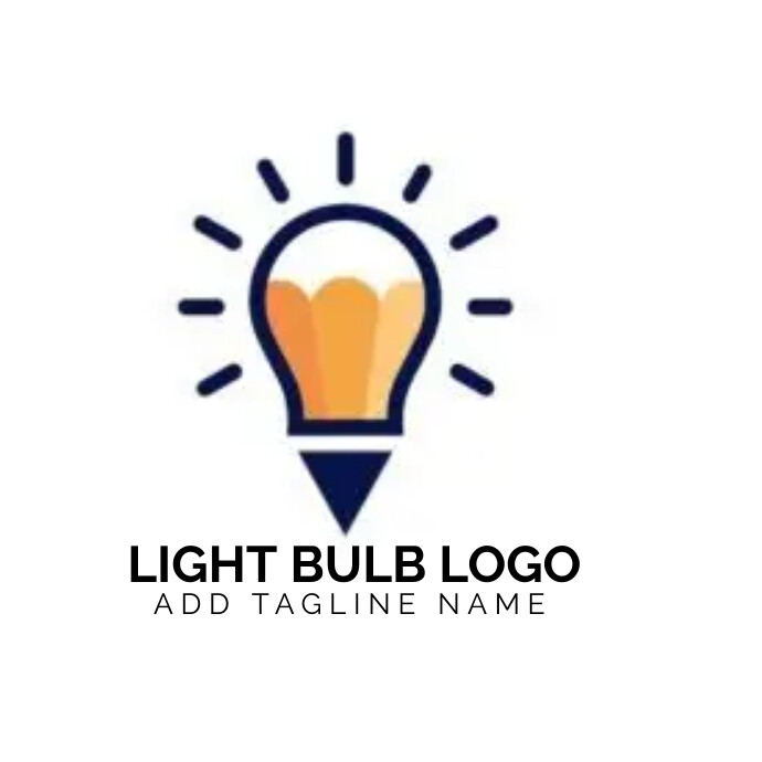 LIGHT BULB LOGO Template | PosterMyWall