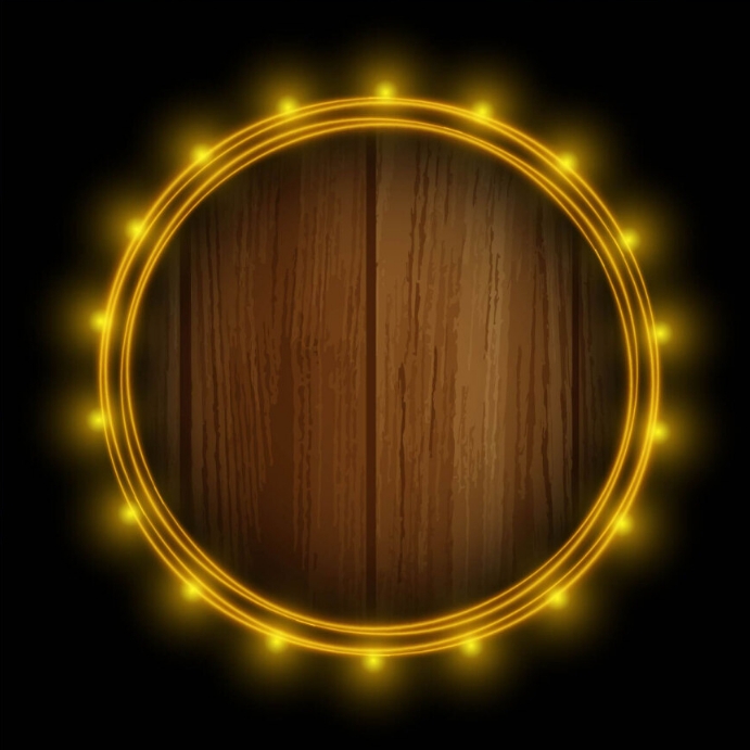 Copy of Light frame wooden background design | PosterMyWall