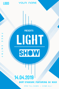light party flyer Template | PosterMyWall