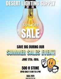 LIGHTING COMPANY FLYER Template | PosterMyWall