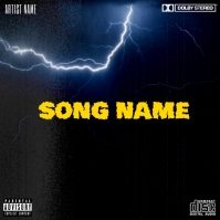 Simple sky album cover template | PosterMyWall