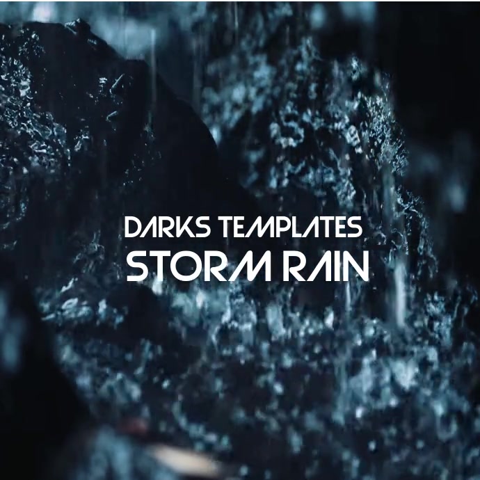 Copy of Lightning Strike Storm Rain Album Cover Music | PosterMyWall