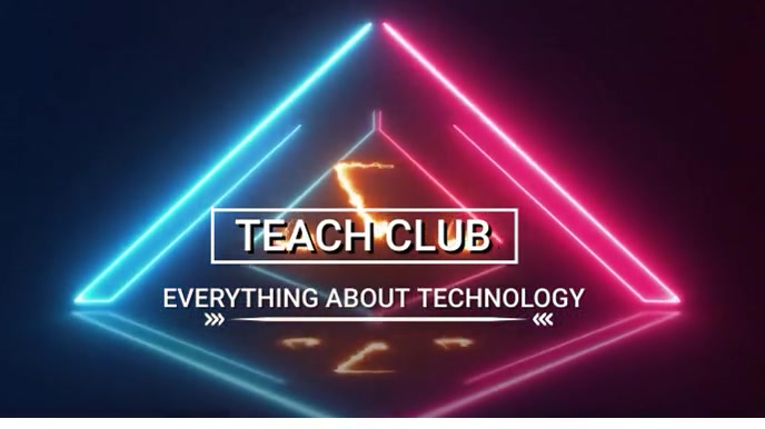 Lights Modern Technology Youtube Video Intro Template | PosterMyWall