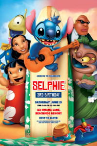 Lilo and Stitch Template | PosterMyWall