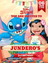 Lilo and Stitch 2 Template | PosterMyWall