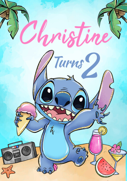 Lilo and Stitch Template | PosterMyWall