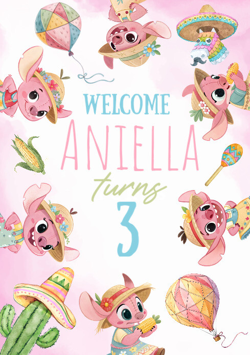 Lilo and Stitch Template | PosterMyWall