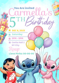 Lilo and Stitch Template | PosterMyWall