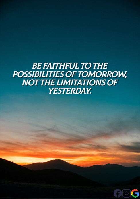 LIMITATION AND FAITHFUL QUOTE TEMPLATE | PosterMyWall