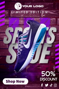 Sports Shoes Poster Template | PosterMyWall