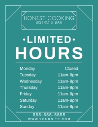 Business Hours Flyer Template | PosterMyWall