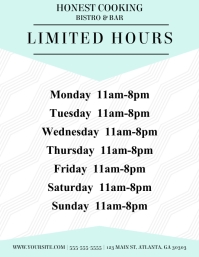 Business Hours Flyer Template | PosterMyWall