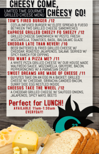 menu card/menu template | PosterMyWall