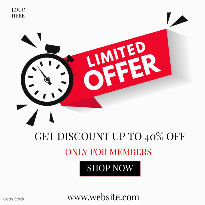 limited offer poster Template | PosterMyWall