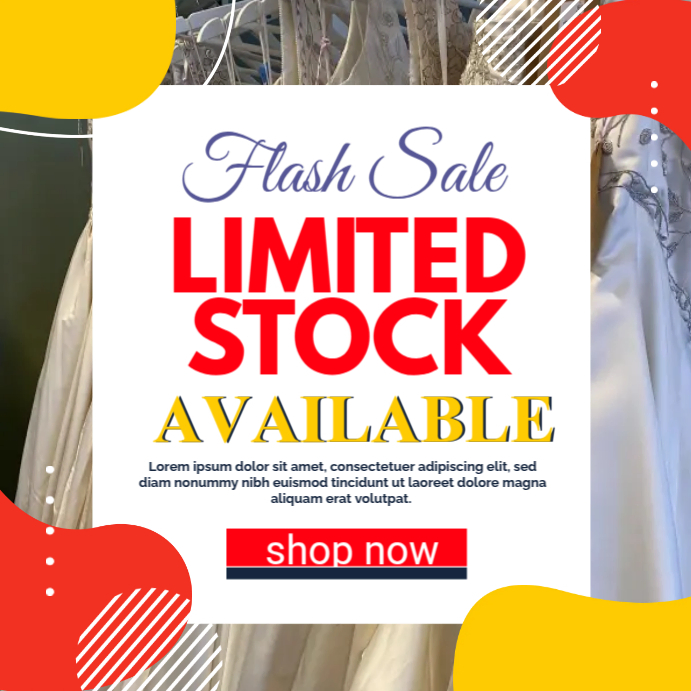 Limited Stock Available Template | PosterMyWall