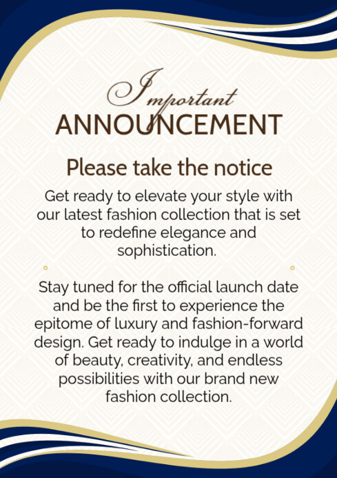 Limited time announcement Template | PosterMyWall