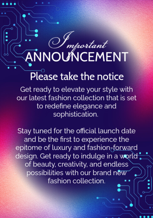 Limited time announcement Template | PosterMyWall