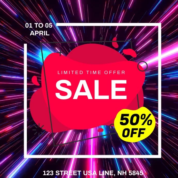 LIMITED TIME OFFER SALE Template | PosterMyWall