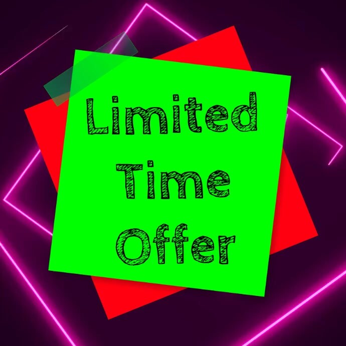 LIMITED TIME OFFER TEMPLATE | PosterMyWall