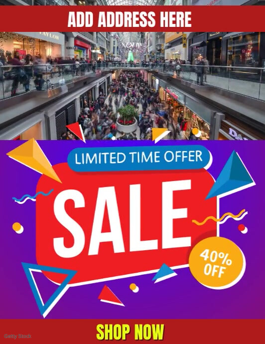 LIMITED TIME SALE OFFER Template | PosterMyWall