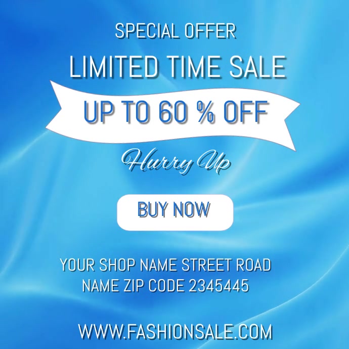 Copy of LIMITED TIME SALE TEMPLATE | PosterMyWall