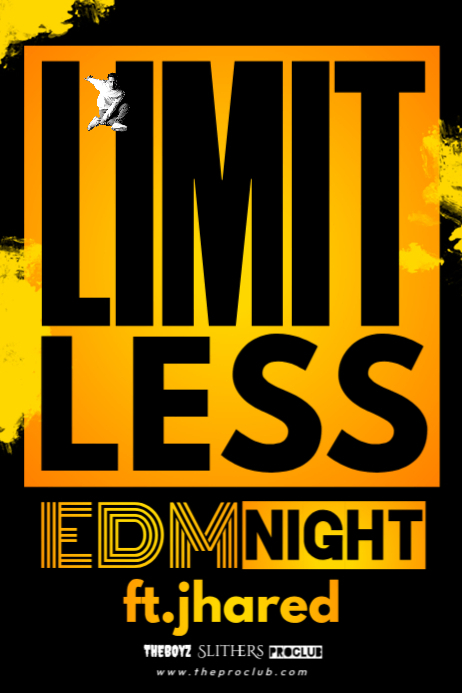Limitless EDM night Template | PosterMyWall