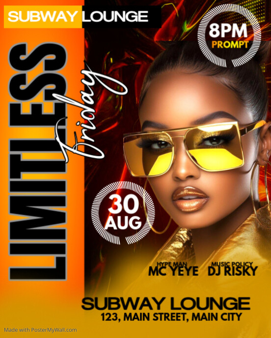 Copy of limitless friday | PosterMyWall