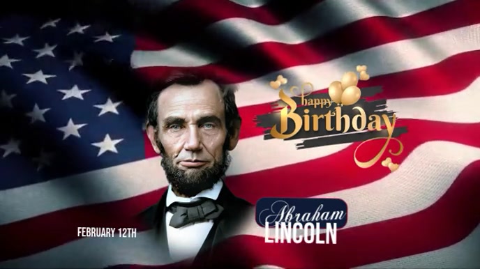 lincoln's birthday Template | PosterMyWall