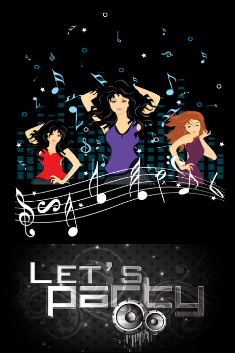 Line Dance Template | PosterMyWall