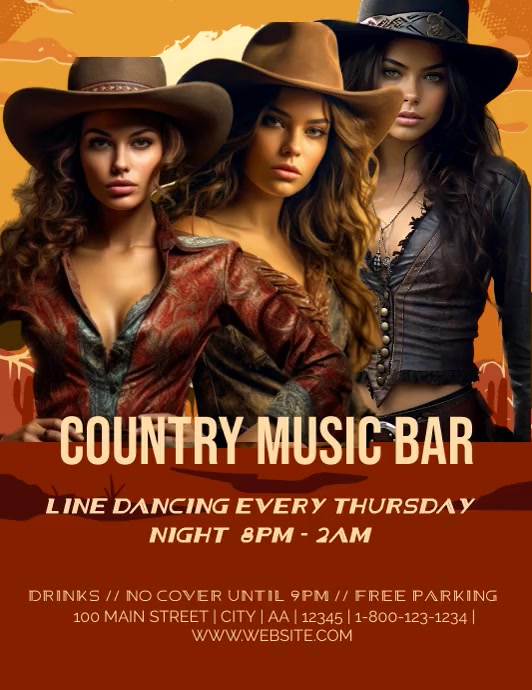 Copy of Line Dancing | PosterMyWall