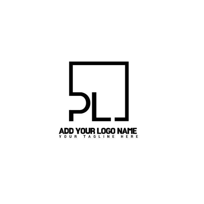 Line/geometric/agent/monochrome/bold/corporate/personal/name/pl/simple ...