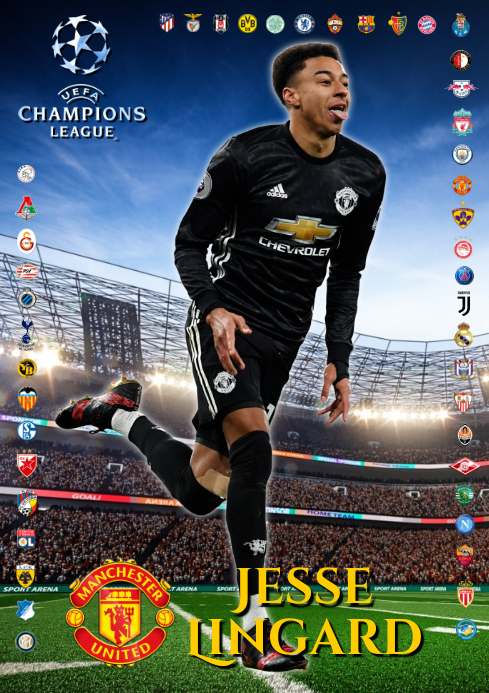 Lingard Man United Template | PosterMyWall