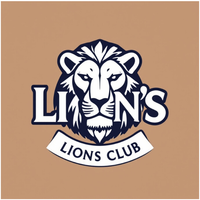 Lions Club Logo Design Template