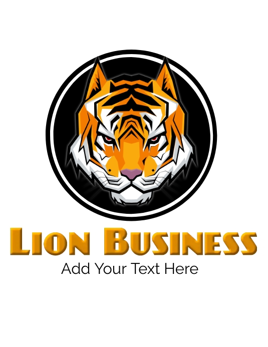 Lion icon | lion Business logo design templat Template | PosterMyWall