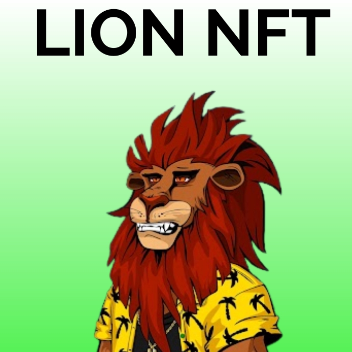 LION NFT ART Template | PosterMyWall