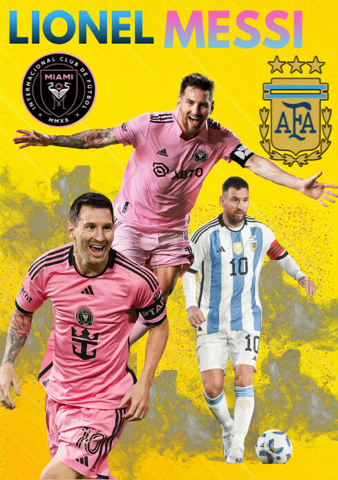 Lionel Messi Template | PosterMyWall