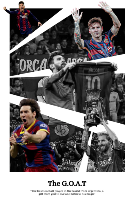 Plantilla de Lionel Messi Football Player Instagram Portrait | PosterMyWall