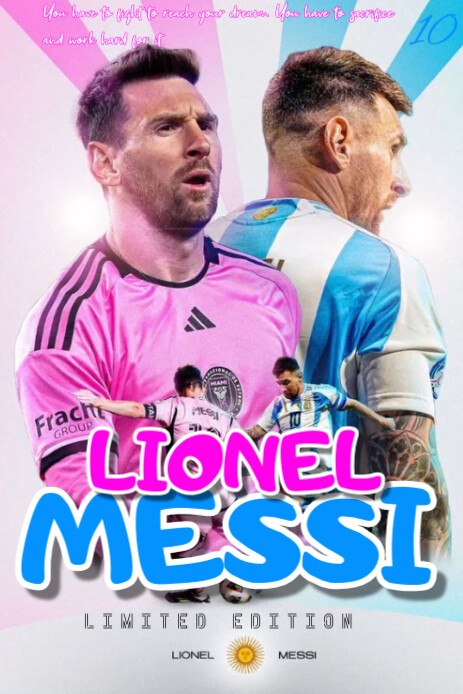 Lionel Messi Undisputed: Limited Edition Poster for True Fans – Own the ...