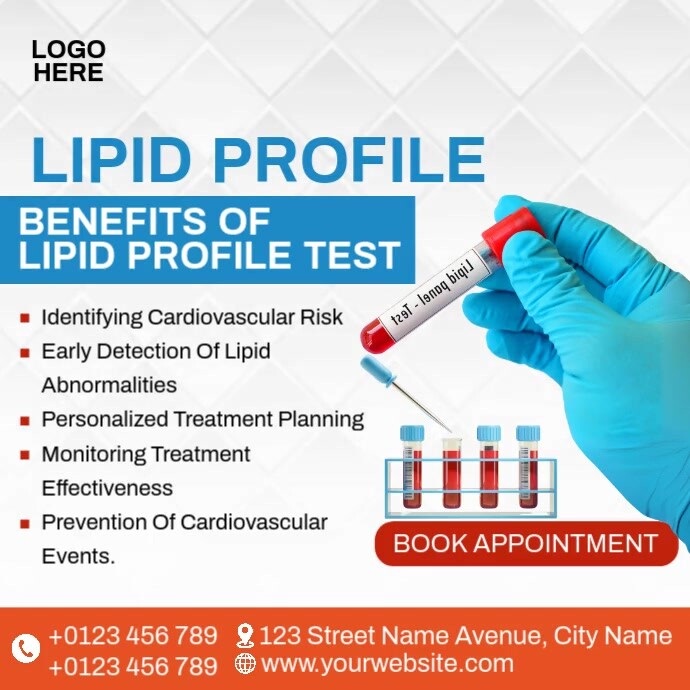 Lipid Profile Template | PosterMyWall