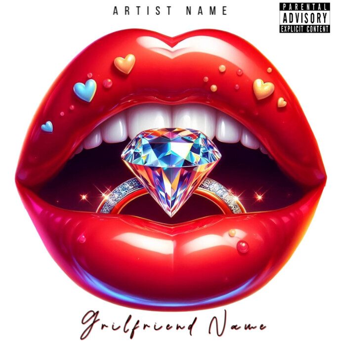 Lips Album Cover Template | PosterMyWall