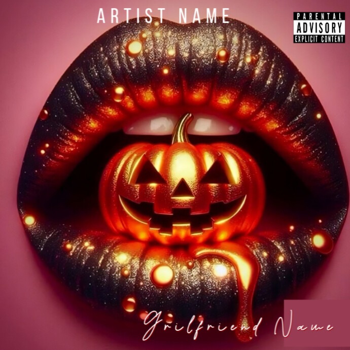 Lips Album Cover Template | PosterMyWall