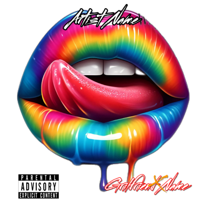 Lips Album Cover Templat | PosterMyWall