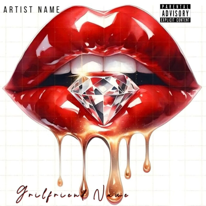 Lips Album Cover Template | PosterMyWall