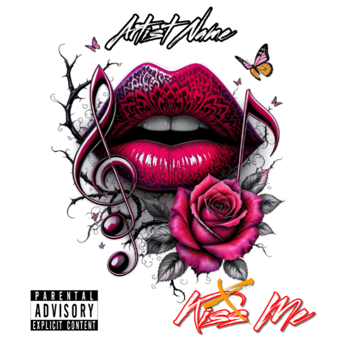 Lips Album Cover Templat | PosterMyWall