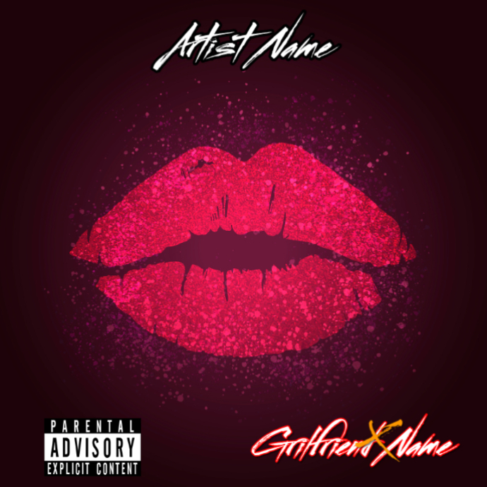 Lips Album Cover Templat | PosterMyWall
