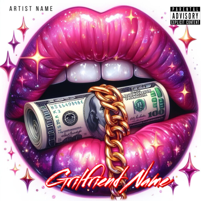 Lips Album Cover Template | PosterMyWall