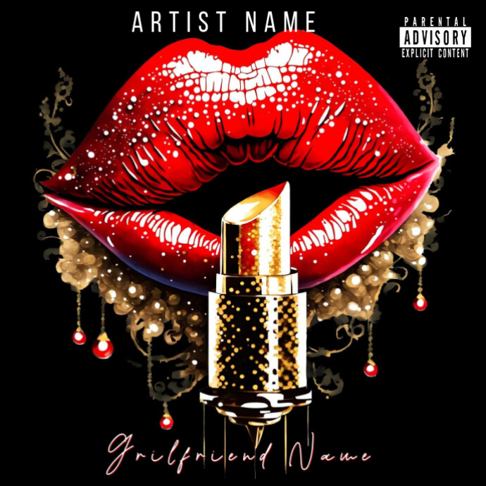 Lips Album Cover Template | PosterMyWall