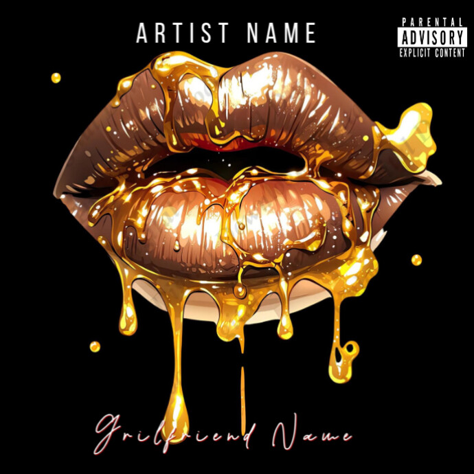 Lips Album Cover Template | PosterMyWall