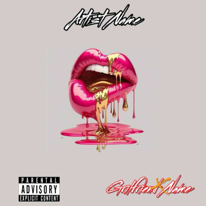 Lips Album Cover Template | PosterMyWall